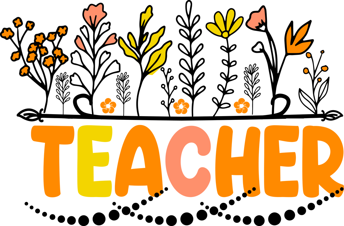 TEACHER ORANGE/YELLOW FLORAL | Binghambliss